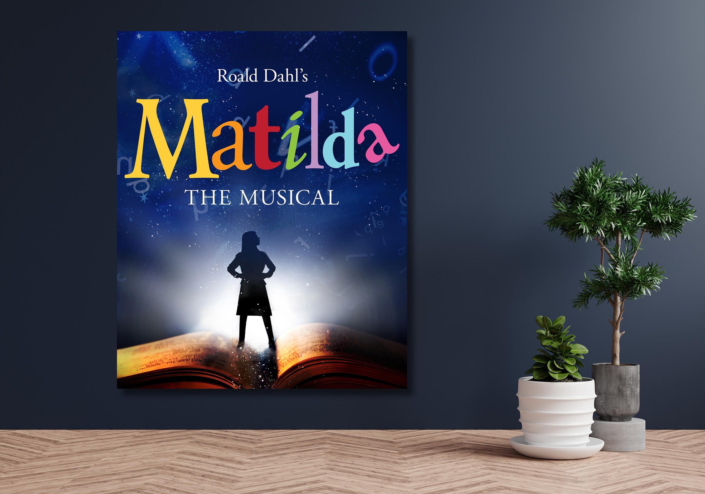 Matilda Musical Poster High School Musical Home Decor Print Nursery ...