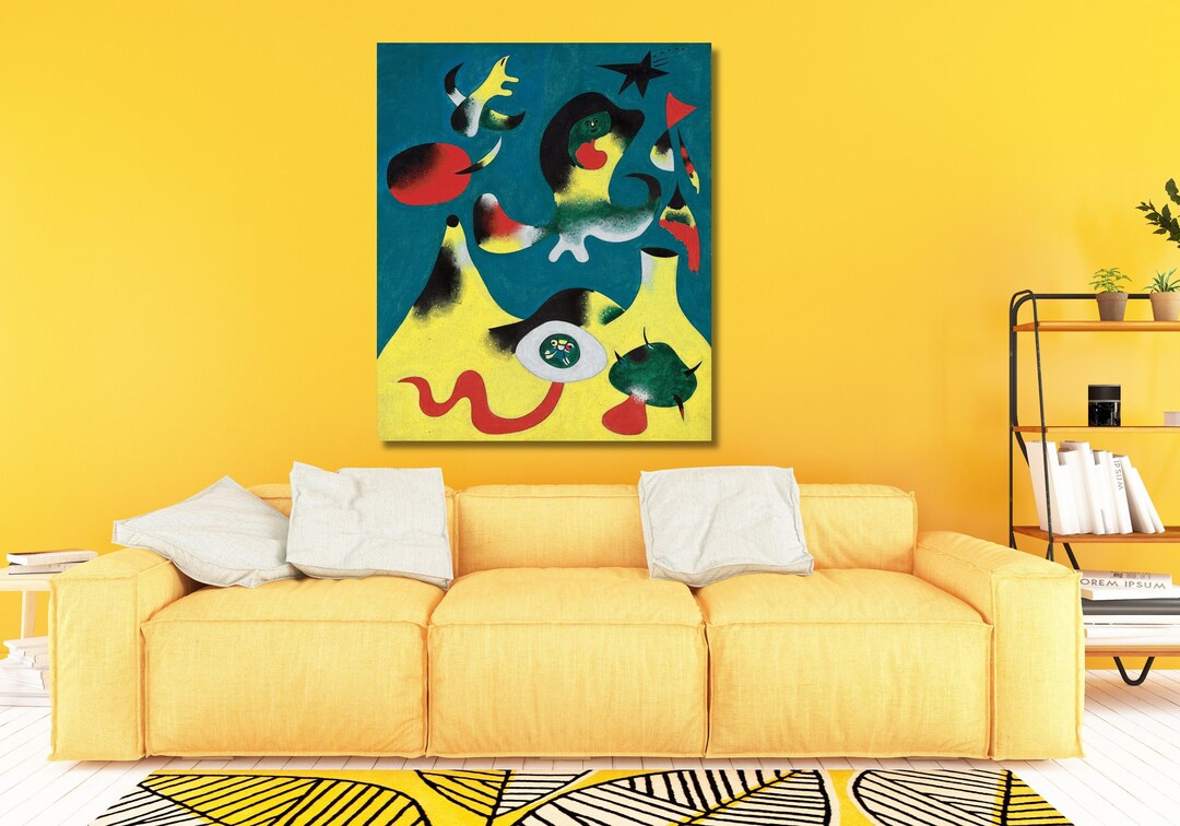 Joan Miro Arts,1925 by Joan Miro Dancer Exhibition Poster,joan Miro ...