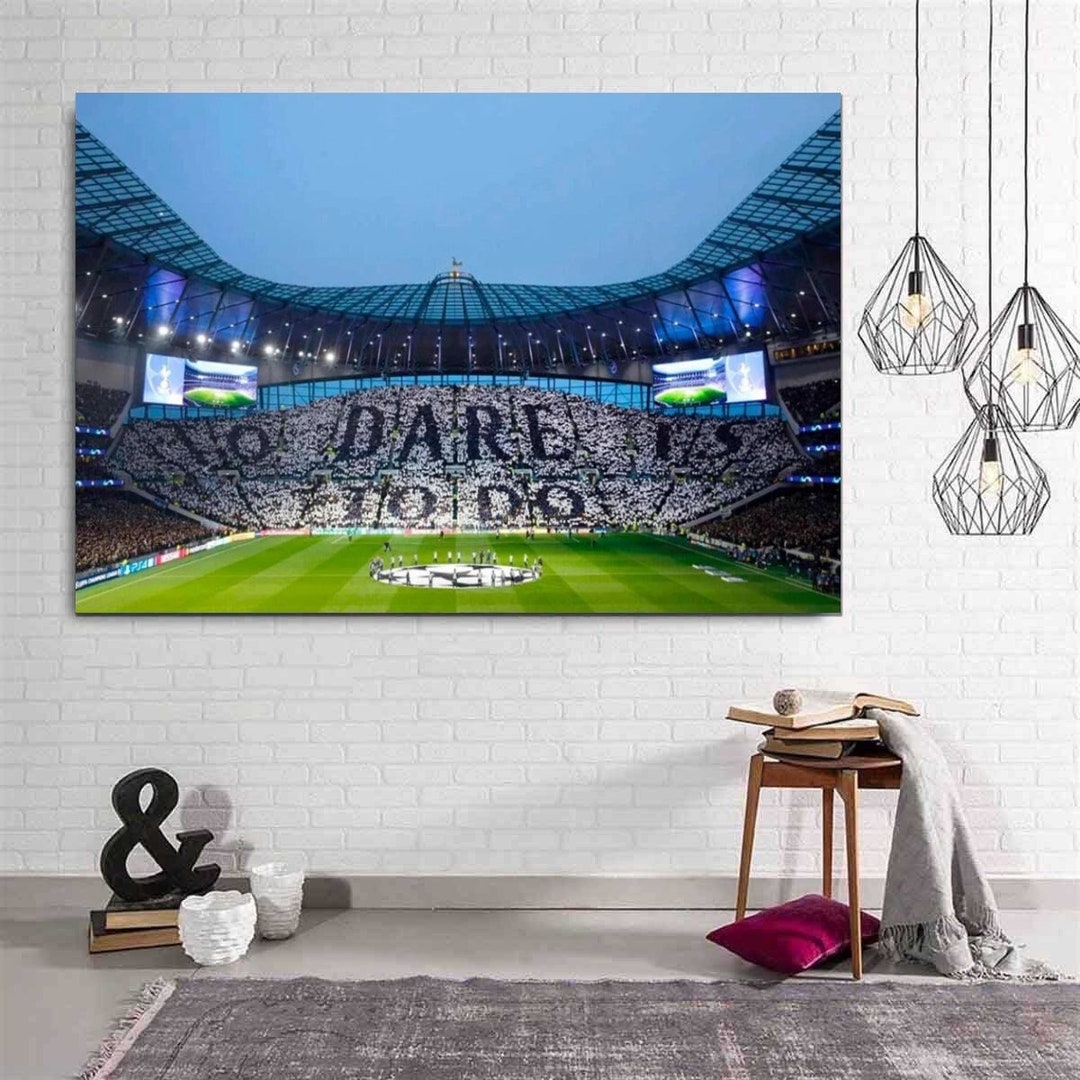 Tottenham Hotspur Stadium Wall Art Canvas Design, Tottenham Hotspur ...