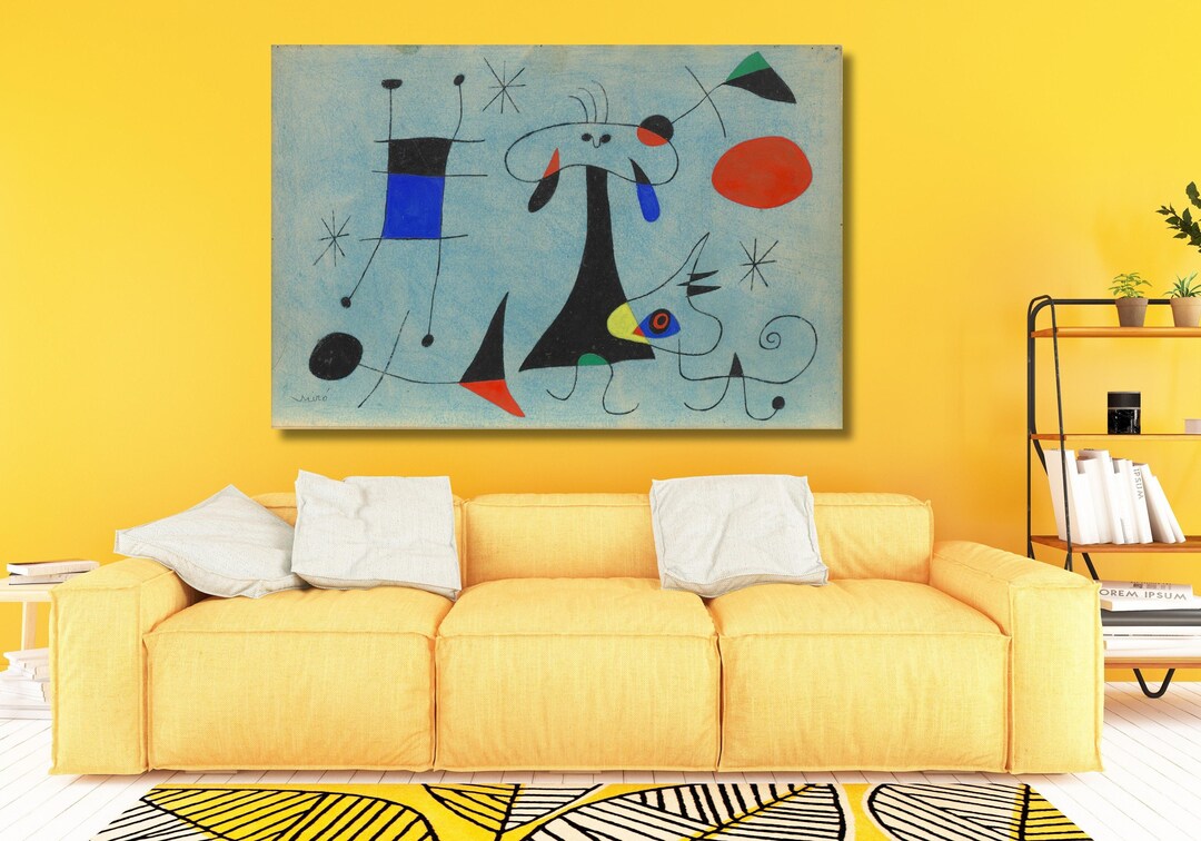 Joan Miro Art, Joan Miro Wall Art Canvas, Joan Miro Painting,joan Miro ...