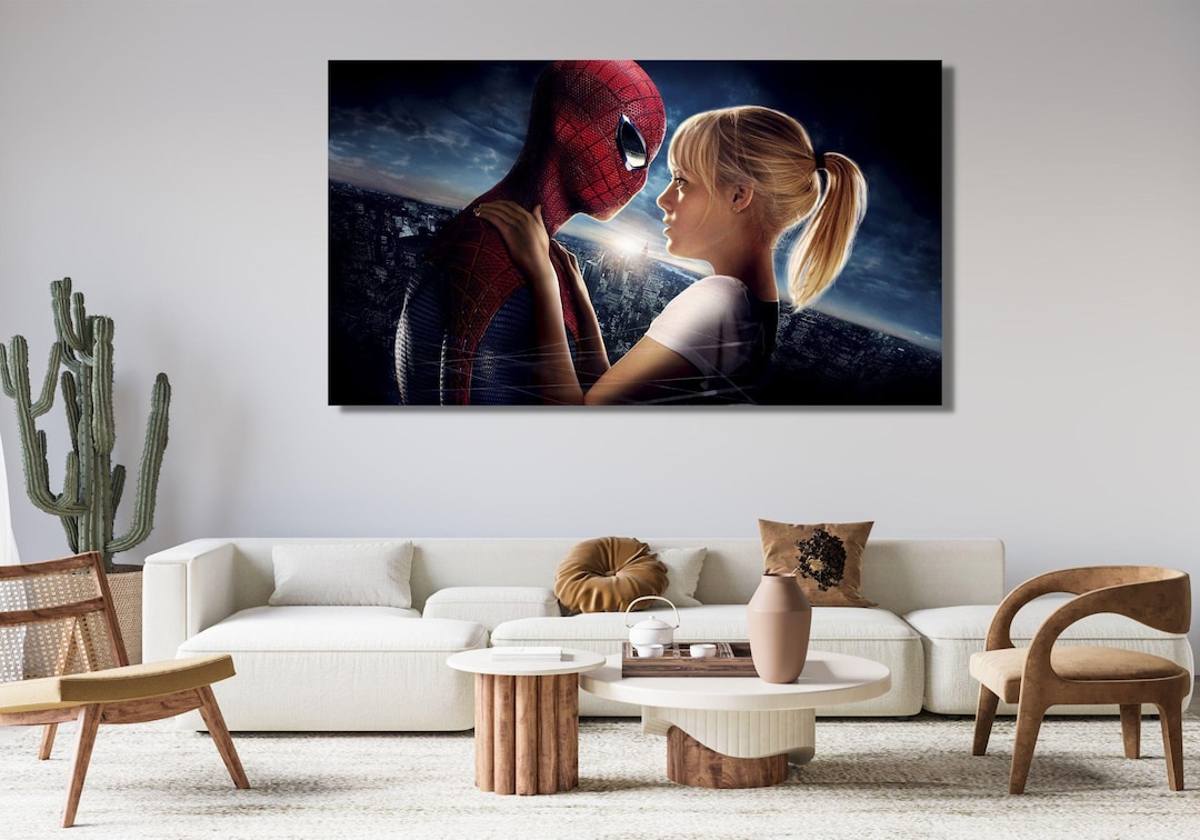 Spiderman and Gwen Stacy LOVE Poster, Spider-man Across the Spider ...