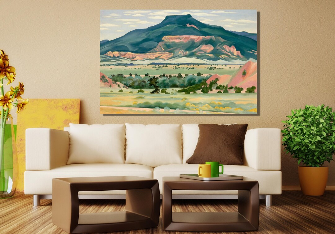 Georgia O’keeffe in New Mexico and New York Canvas Painting,o'keeffe ...