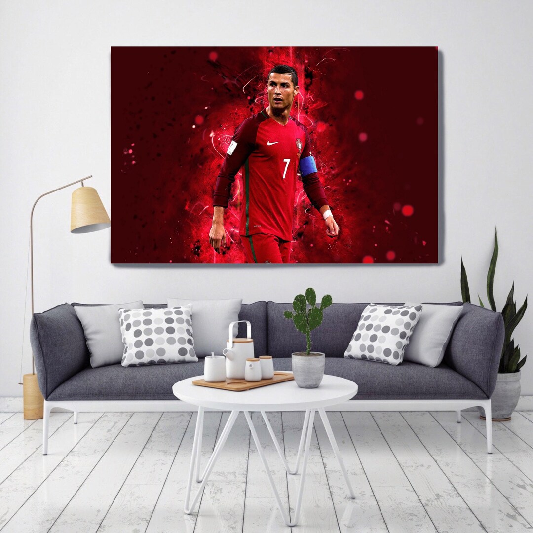 Cristiano Ronaldo Portugal Poster, Quote Wall Art,cristiano Ronaldo ...