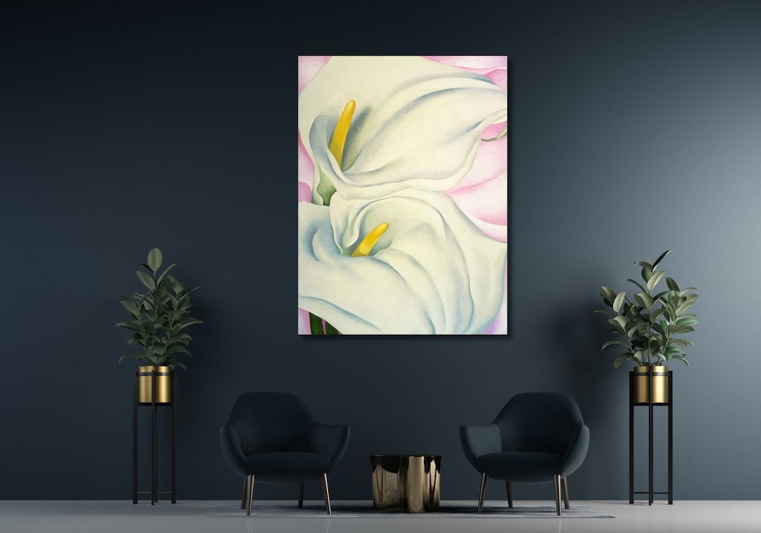 Georgia O'keeffe Art 1924 Light of IRIS Prints,o'keeffe Flower Poster ...