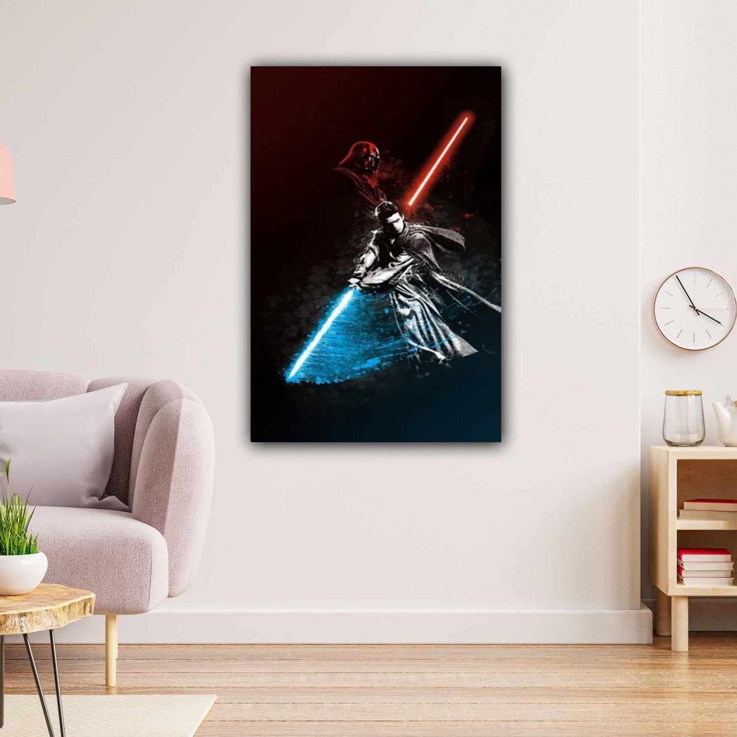 Anakin Skywalker Darth Vader Canvas Print,starwars Art Canvas,star Wars ...