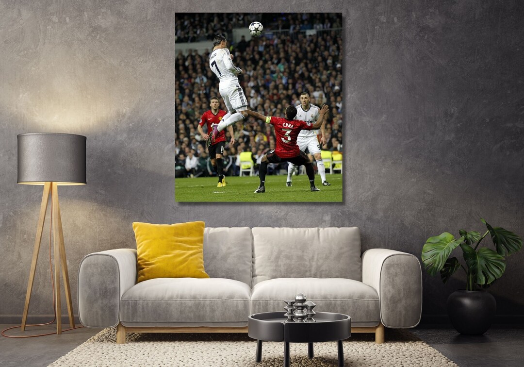 Legendary Head Shot Cristiano Ronaldo Wall Art ,cristiano Ronaldo ...