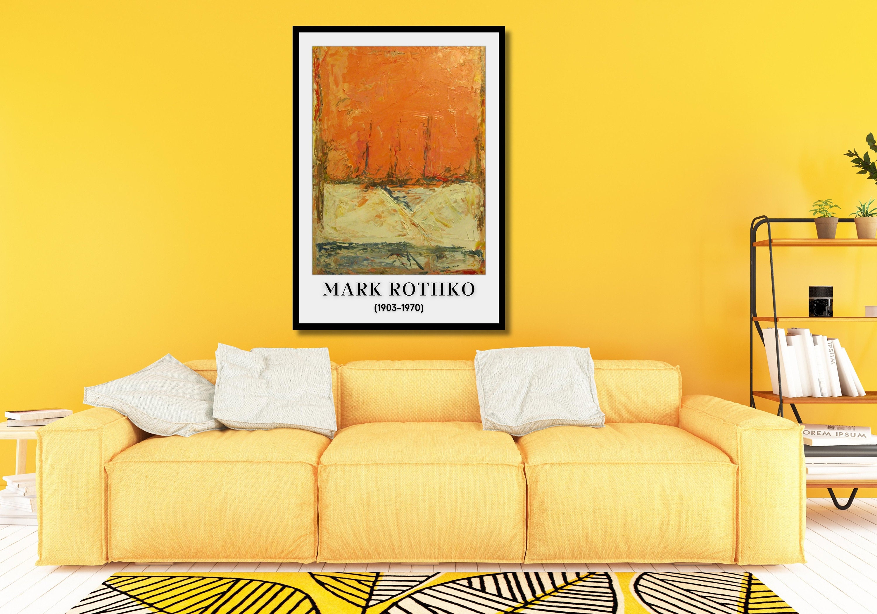 Mark Rothko Canvas, Mark Rothko Print Art, Mark Rothko Wall Art ...
