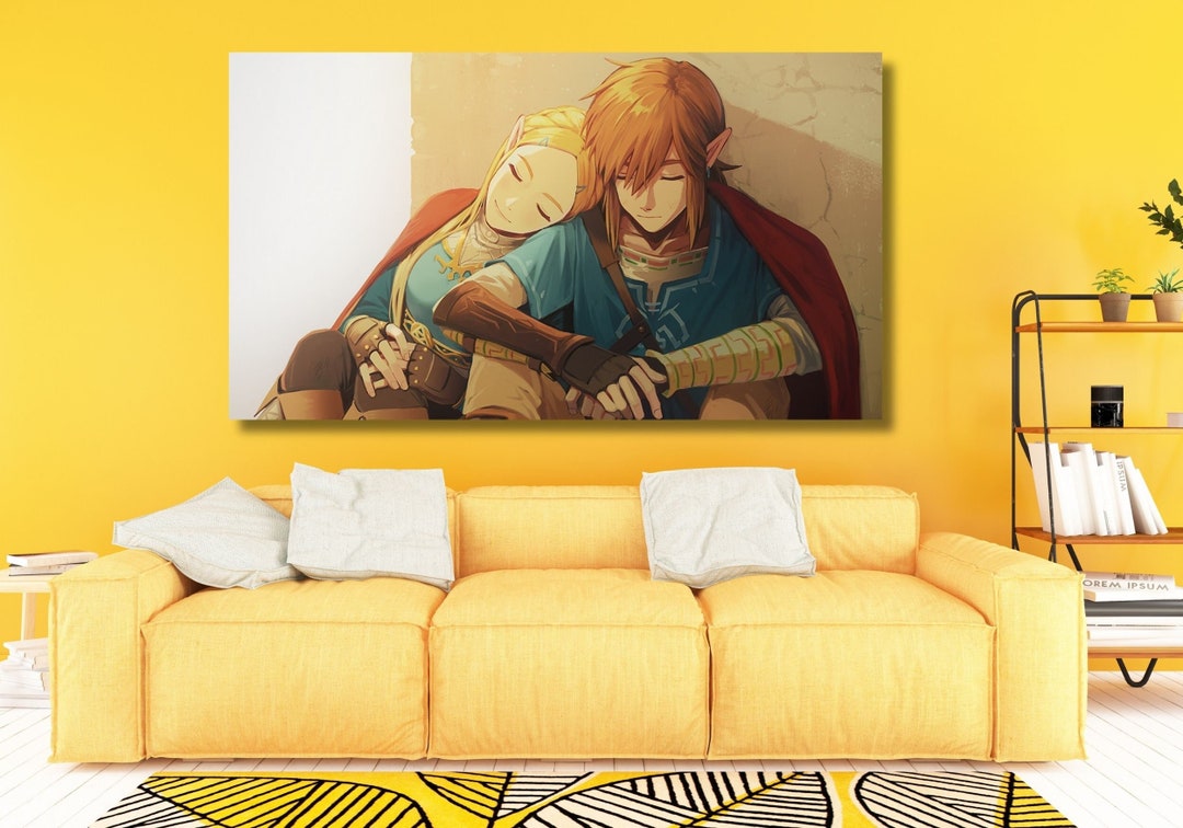 Legend of Zelda Canvas Wall Art, Legend of Zelda Print, Legend of Zelda ...