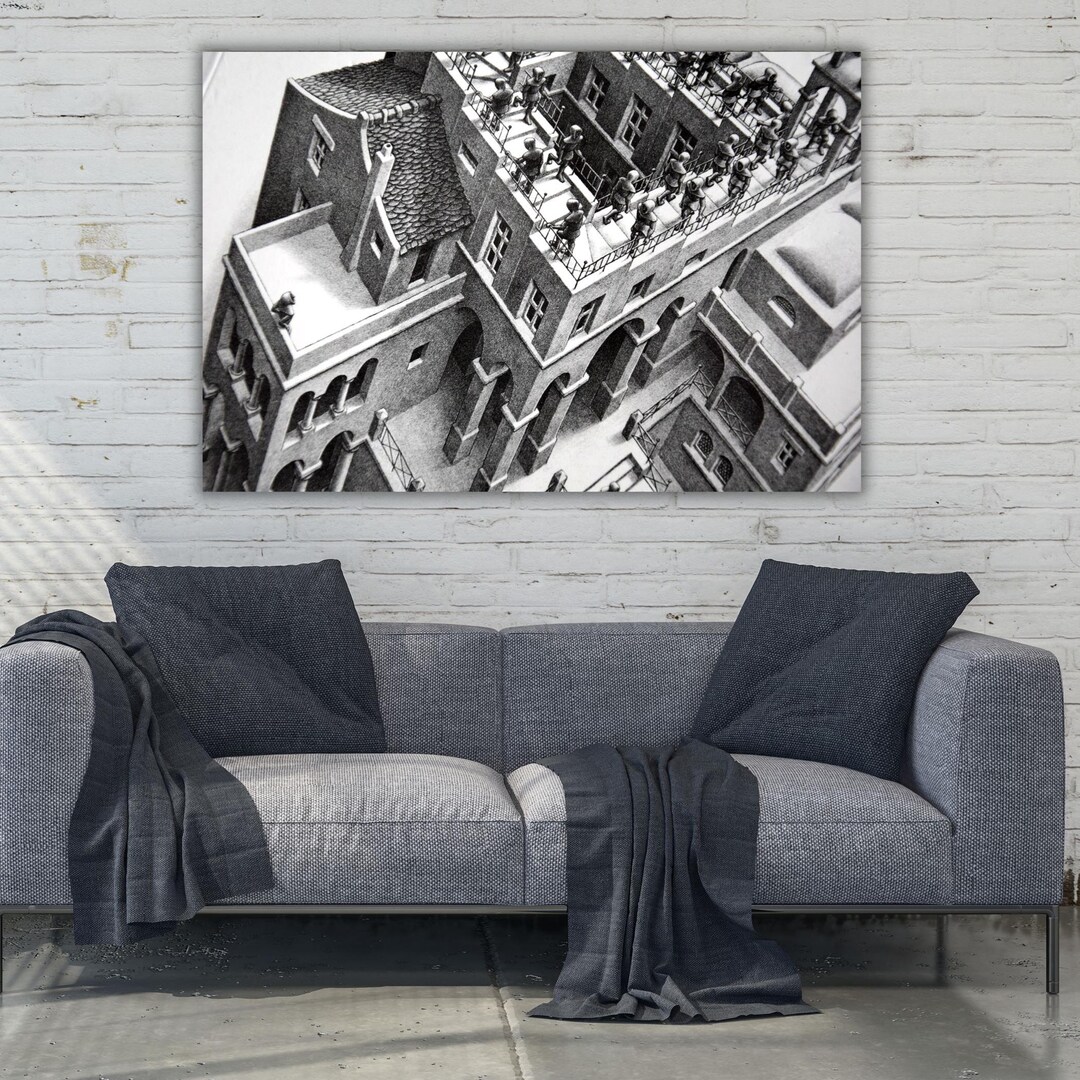 Maurits Cornelis Escher Angels and Demons Ready to Hang Canvas,maurits ...