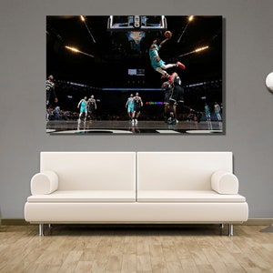 Ja Morant Dunk Wall Art, Ja Morant Dunk Canvas Poster, Dunk Print ...