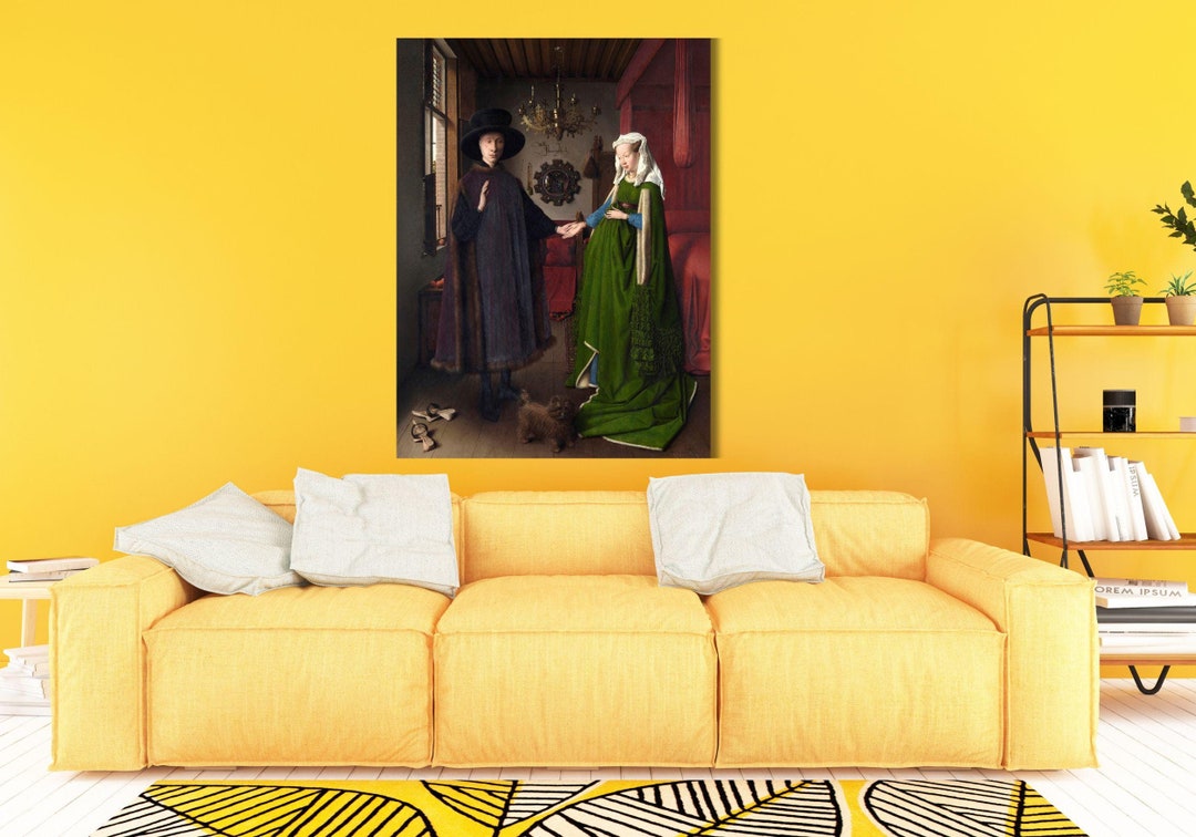 The Arnolfini Marriage 1434 by Jan Van Eyck Ready to Hang Canvas,jan ...