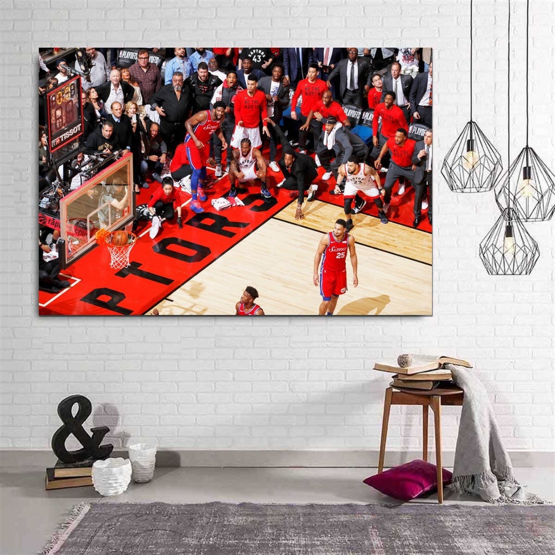 Kawhi Legend Last Shot Wall Art Canvas,kawhi Leonard Poster,kawhi ...