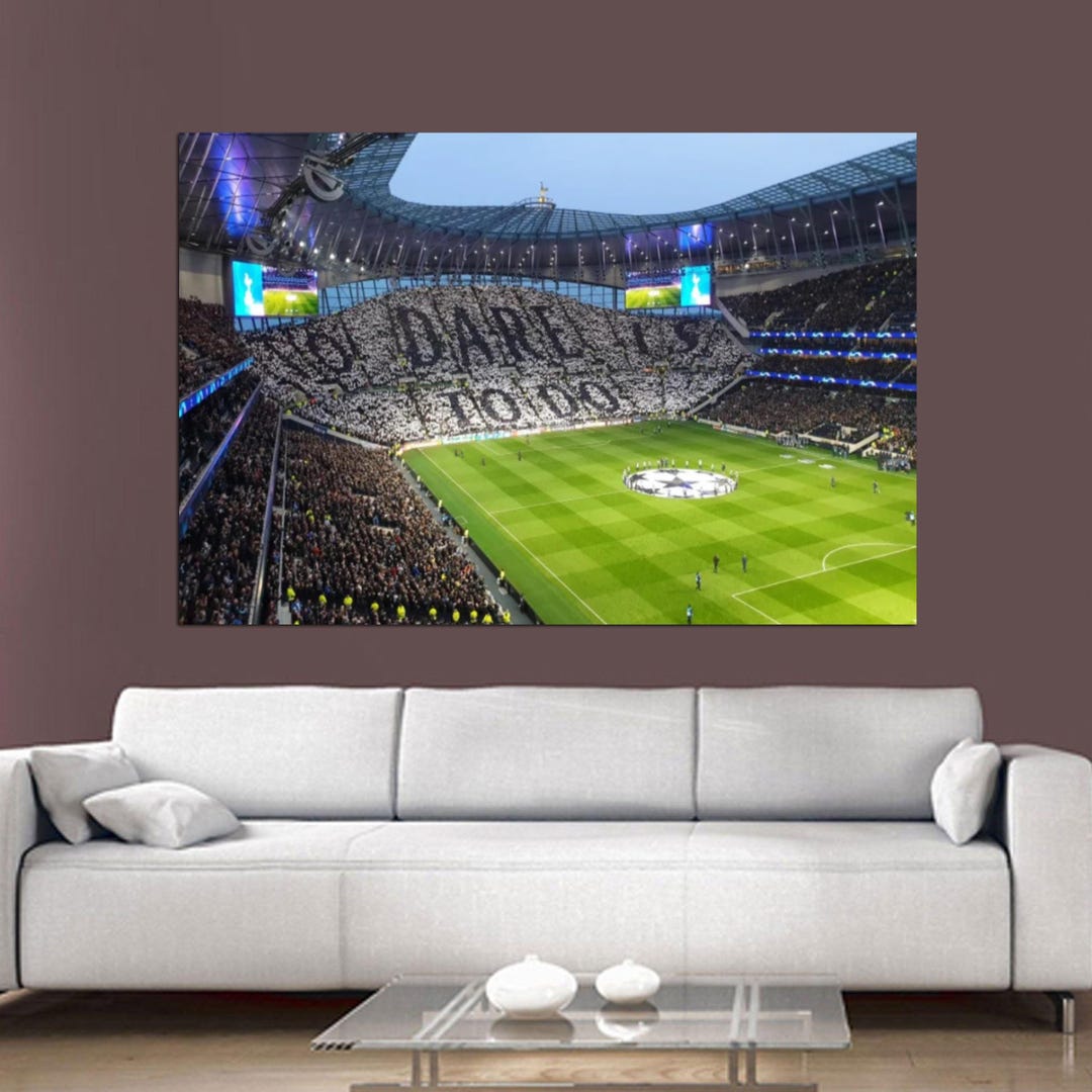 Tottenham Hotspur Stadium Canvas Wall Art Design, Tottenham Hotspur ...