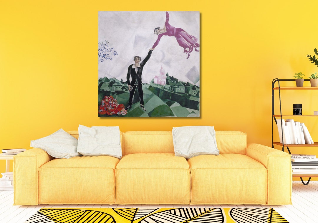 The Promenade by Marc Chagall Canvas,marc Chagall Art Gallery,marc ...