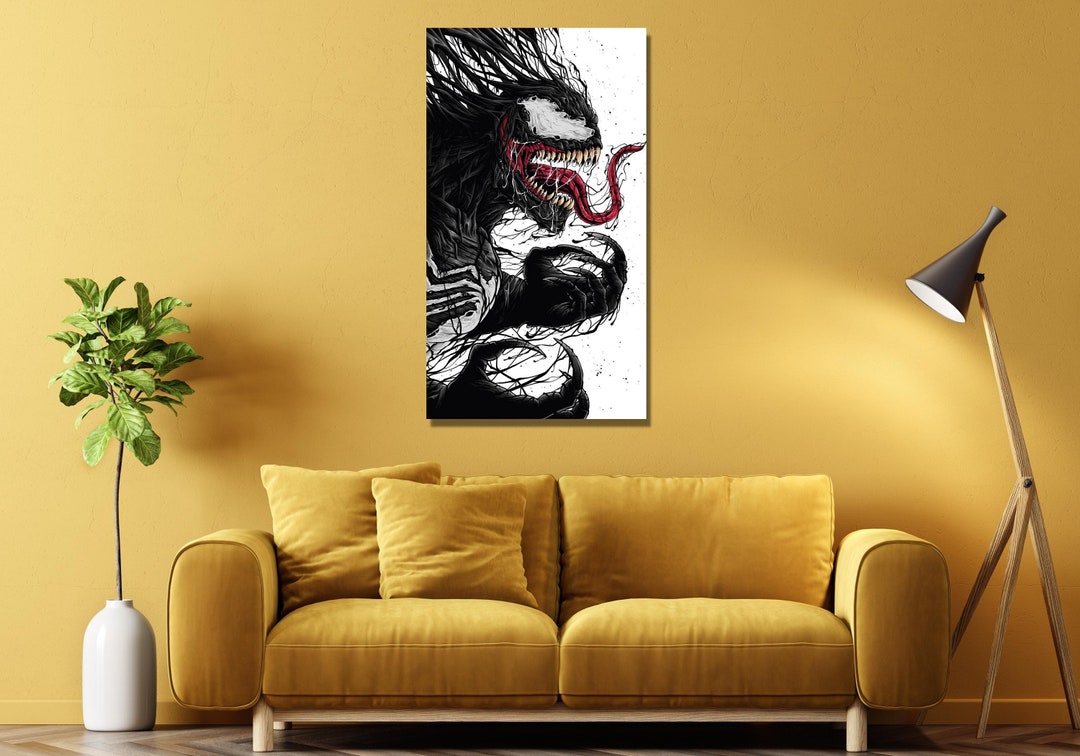 Venom Ready to Hang Canvas, Venom Poster Canvas,art Painting Print ...