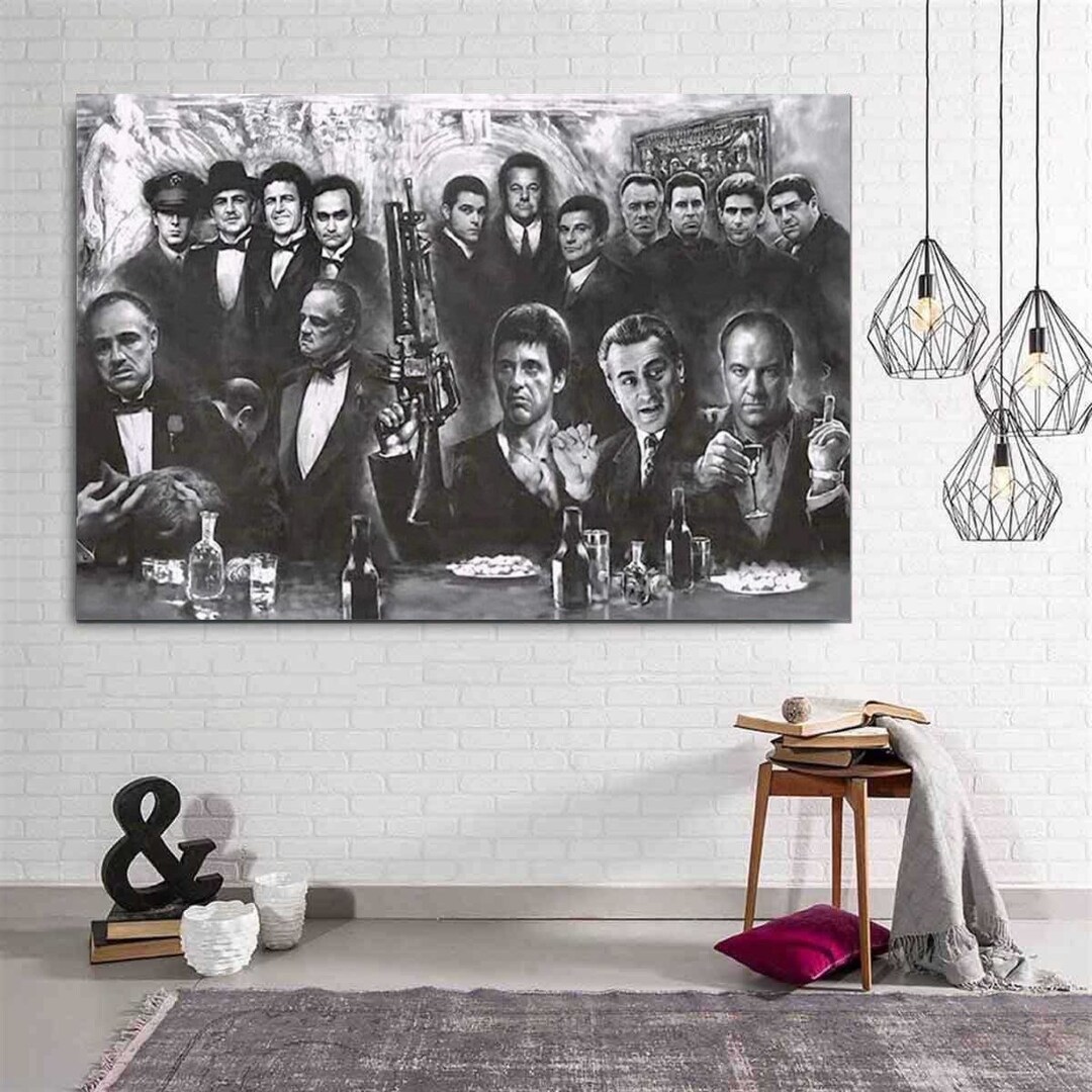 Gangsters Canvas Art,famous Gangsters Canvas Wall Art,canvas Wall Art ...