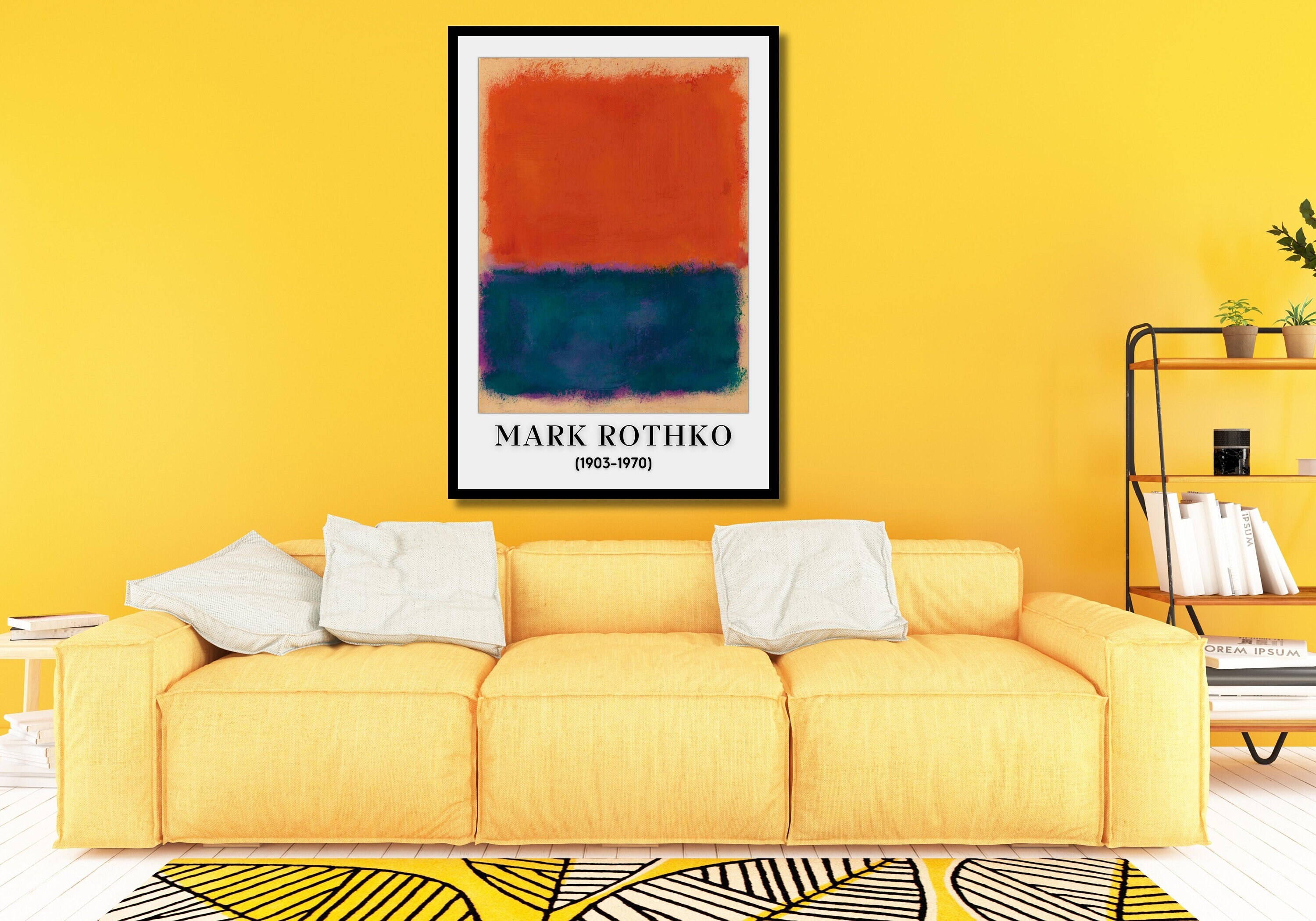 Mark Rothko Wall Art, Mark Rothko Print, Mark Rothko Wall Art, Original ...
