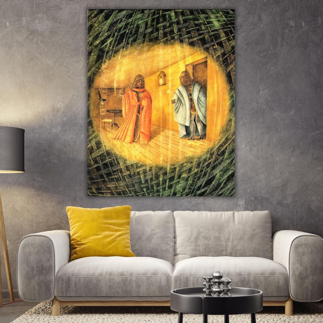 Tejido Temporal Espacial by Remedios Varo Canvas Ready to Hang, Modern ...