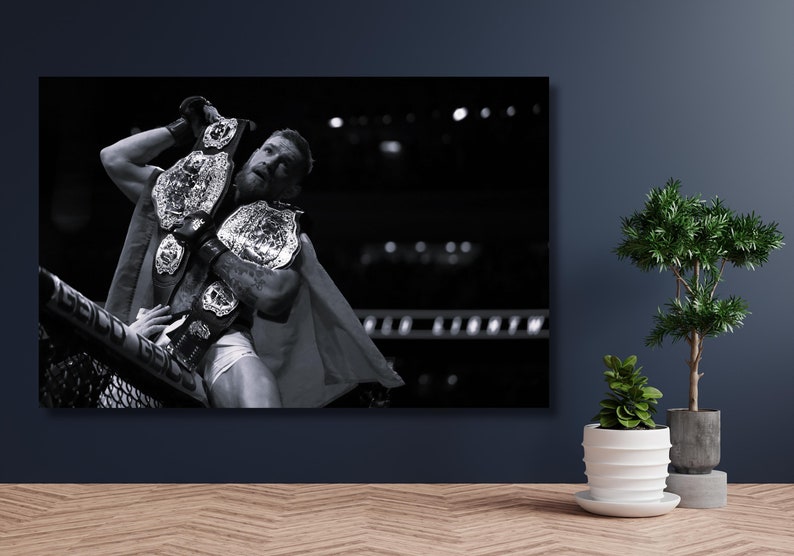 Conor Mcgregor Poster,ufc MMA Wall Decor, Sports Art Canvas, Bedroom ...