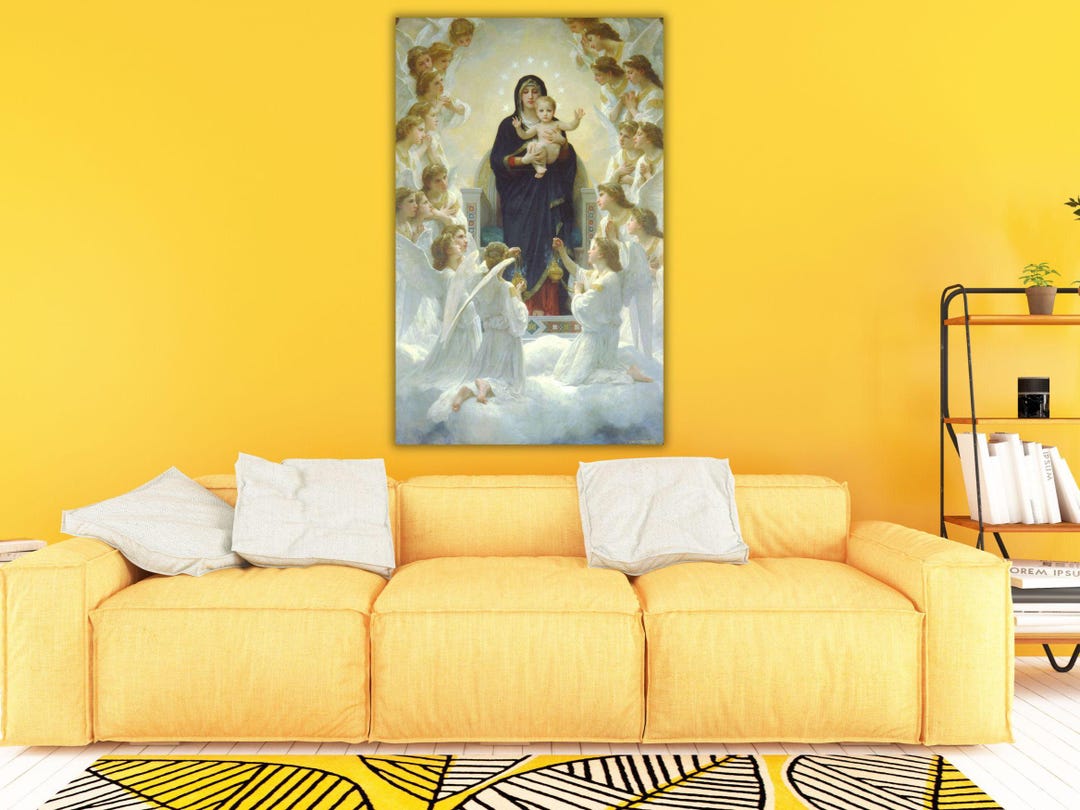 Virgin Mary by William Adolphe Bouguereau Ready to Hang Canvas Regina ...