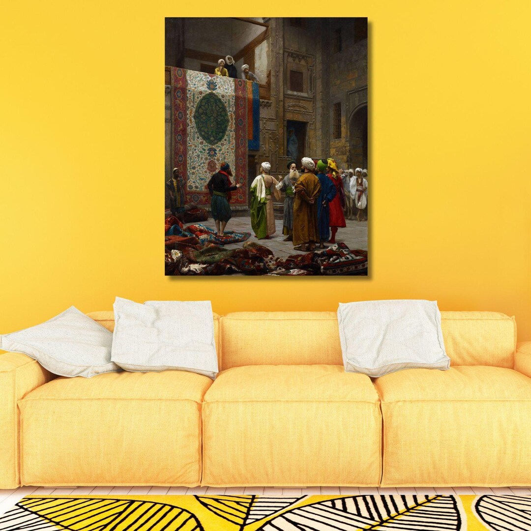 The Carpet Merchant 1887 by Jean Leon Gerome Ready to Hang Canvas Wall ...
