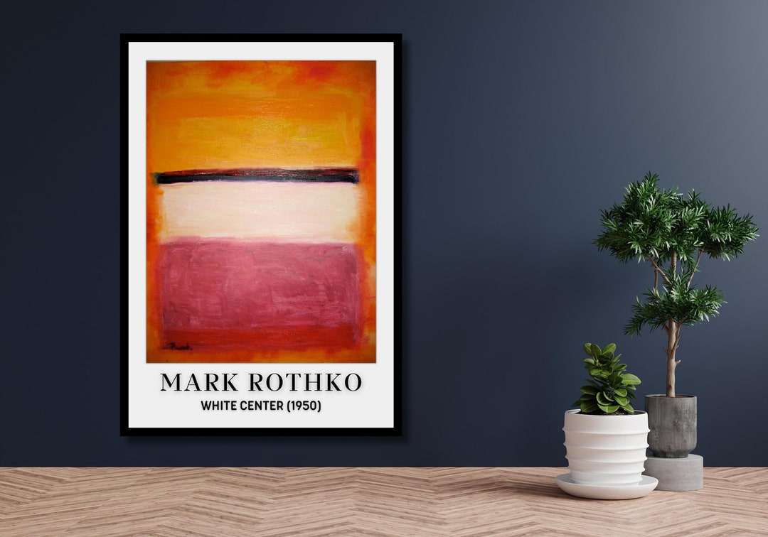 Mark Rothko Print, Mark Rothko Wall Art, Mark Rothko Wall Art, Original ...