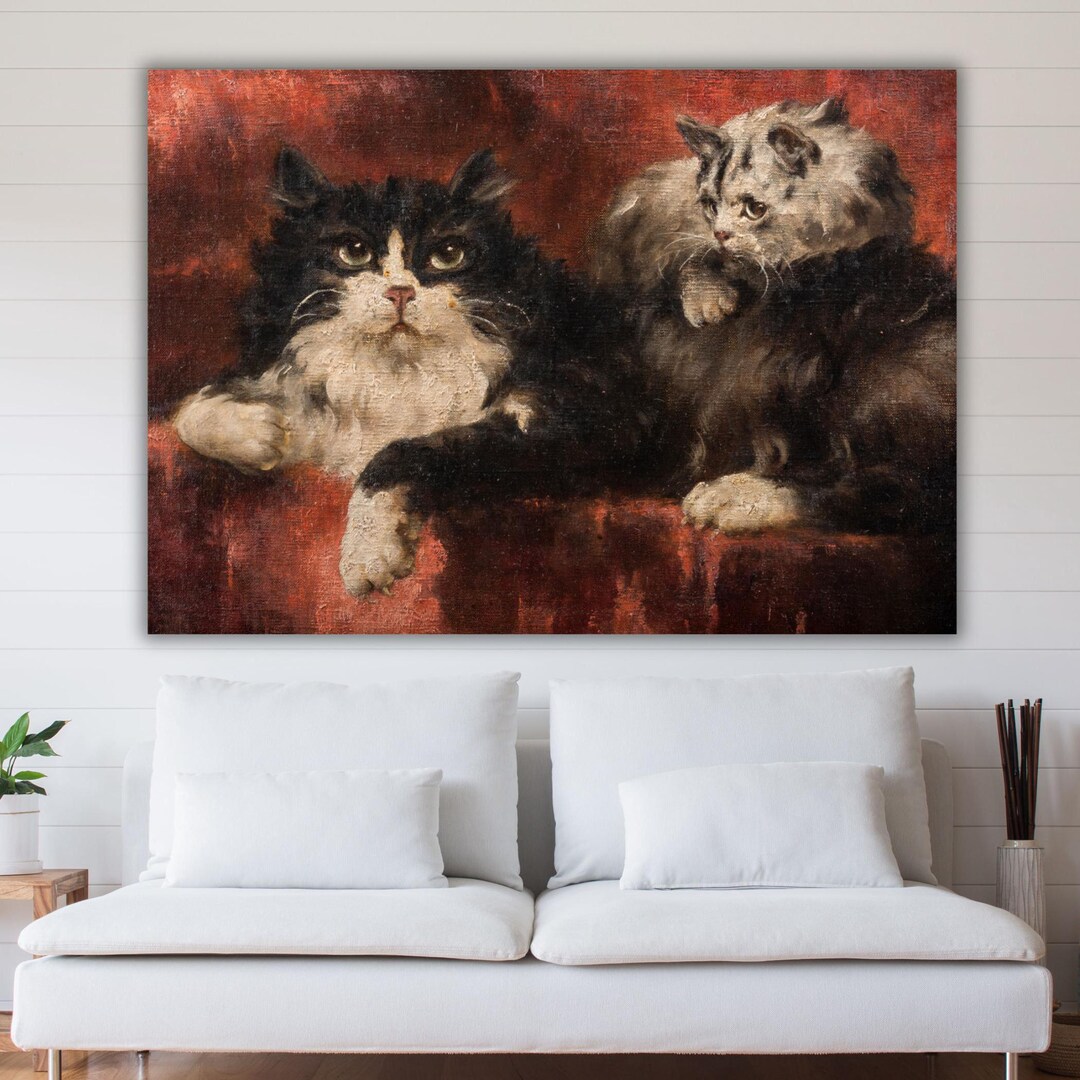 Carl Kahler Cats Ready to Hang Canvas Print,carl Kahler Playful Cats Canvas Art, Funny Cats ...