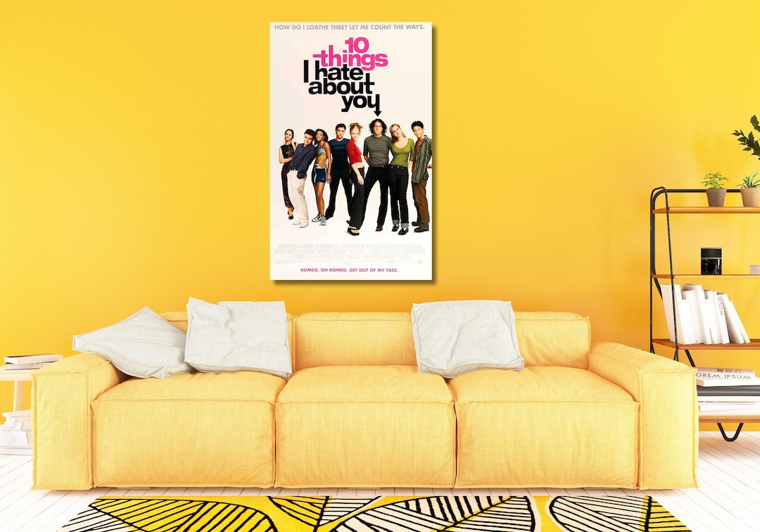 10 Things I Hate About You Movie Print, Poster Wall Art,10 Things I ...