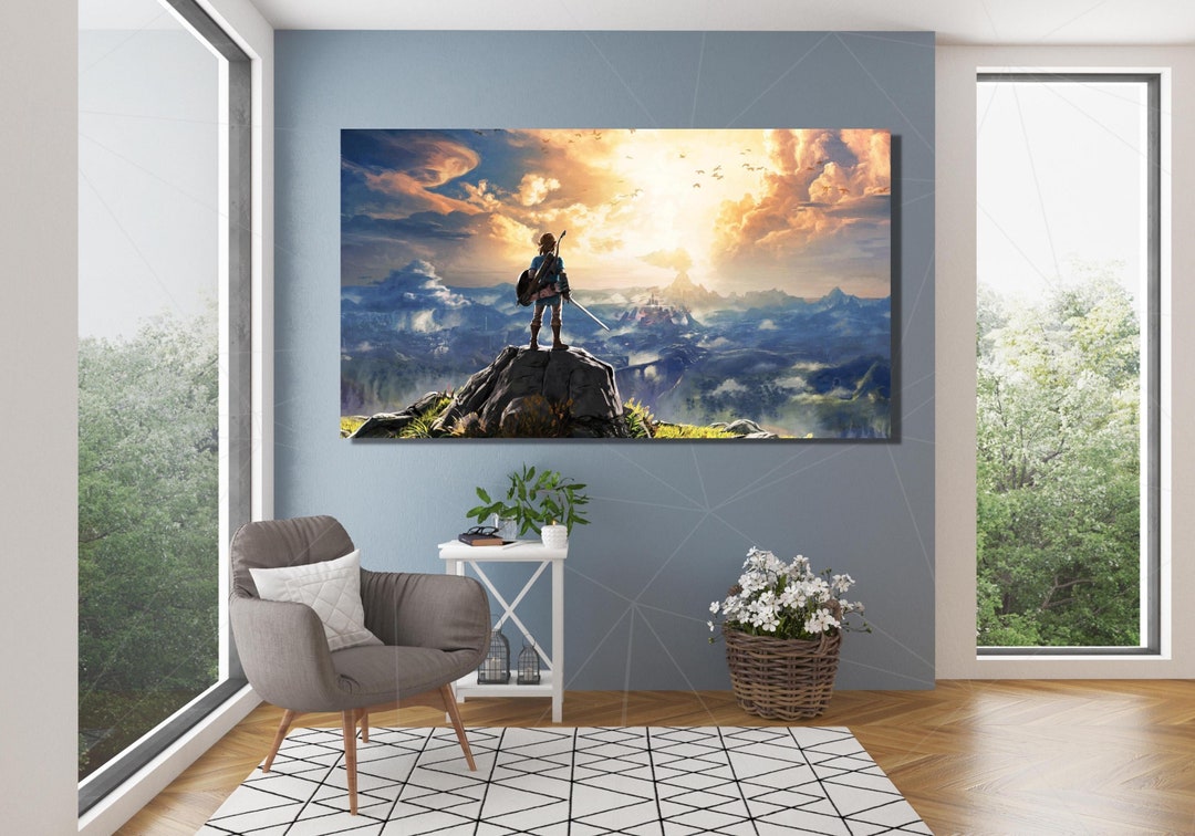 Legend of Zelda Poster,legend of Zelda Print,legend of Zelda Canvas ...