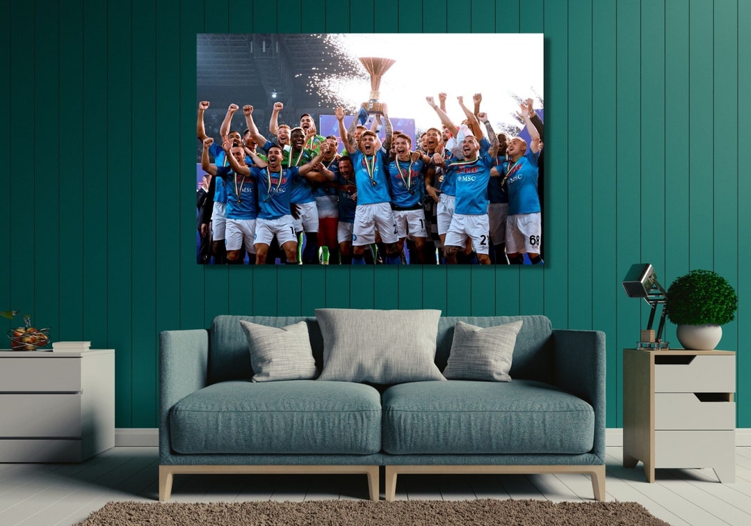 SSC Napoli Poster,serie A 2022-2023 Champion Wall Art,serie A Wall Art ...
