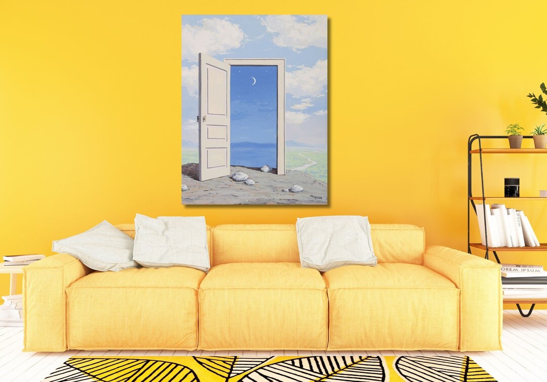 Rene Magritte Wall Art, Door Canvas, Rene Magritte Arts, Rene Magritte ...