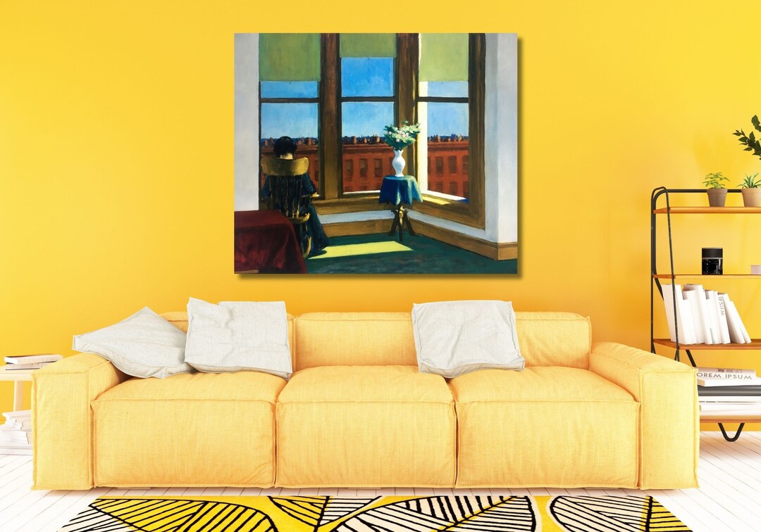 Room in Brooklyn Edward Hopper Canvas,edward Hopper Reproduction Decor ...