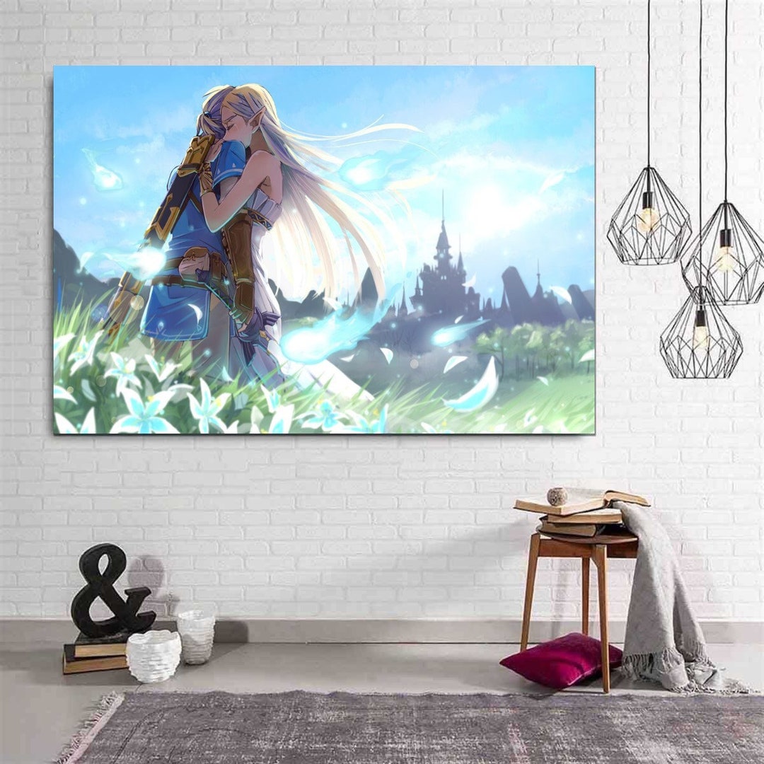 Legend of Zelda Print,legend of Zelda Poster,legend of Zelda Canvas ...