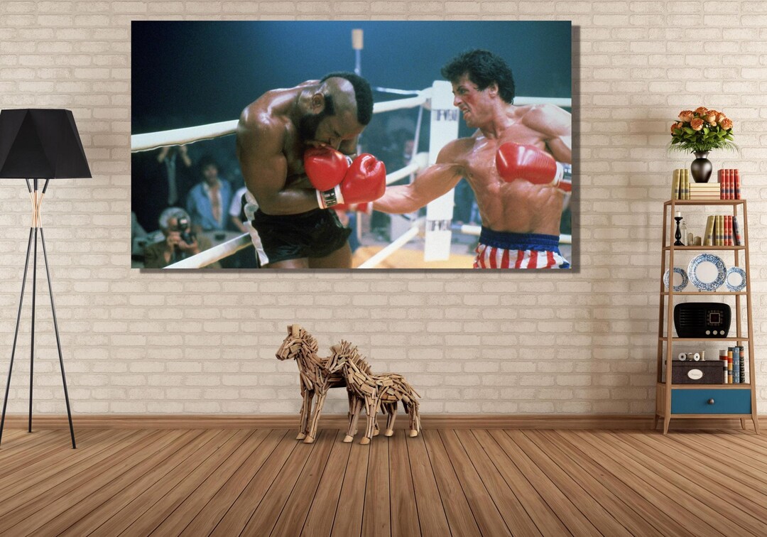 Rocky Balboa Poster Quote Canvas Art, Sylvester Stallone Canvas Wall ...