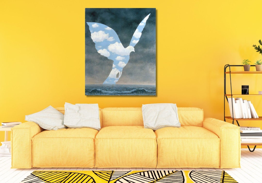 Rene Magritte Arts, Rene Magritte Wall Art, Bird Canvas, Rene Magritte ...