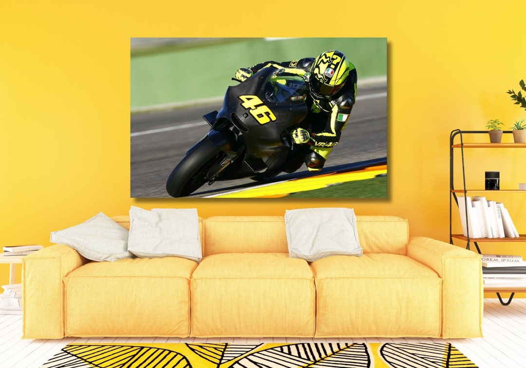 Valentino Rossi Poster, Kids Gift,moto GP Superbike Rossi Prints, Man ...