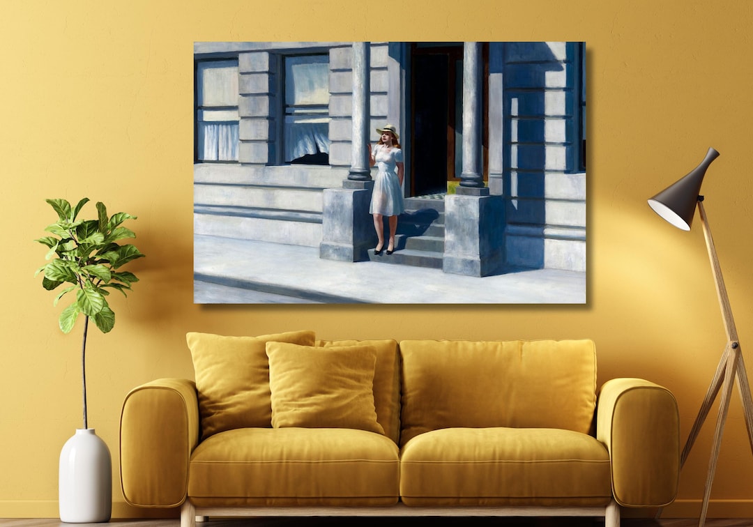Edward Hooper Summertime Ready to Hang Canvas Art, Edward Hopper ...