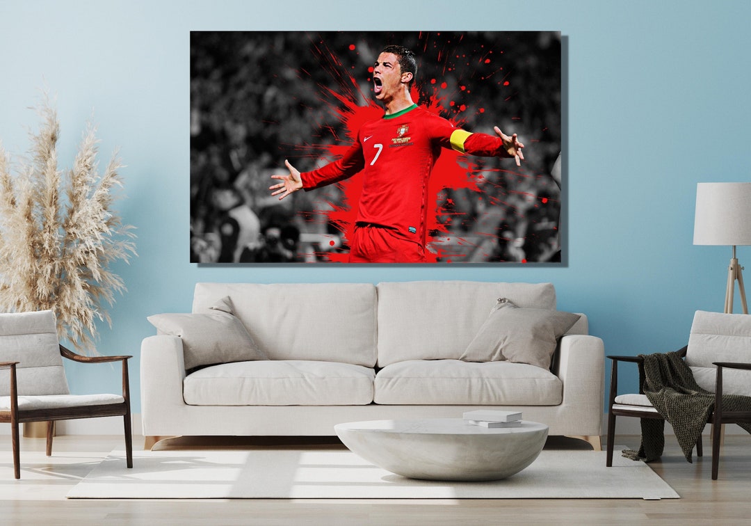 Cristiano Ronaldo Canvas Portugal, Quote Wall Art,cristiano Ronaldo ...