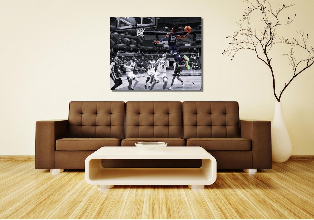 Ja Morant Dunk Poster, Ja Morant Dunk Canvas Poster, Dunk Print Art ...