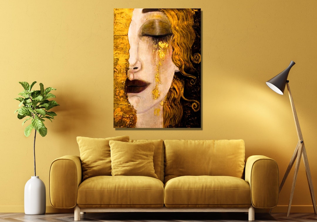 The Golden Tears Print, Gustav Klimt Reproduction Print, Gustav Klimt ...