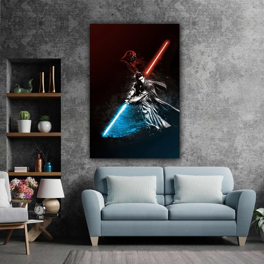 Anakin Skywalker Darth Vader Canvas Print,starwars Art Canvas,star Wars ...