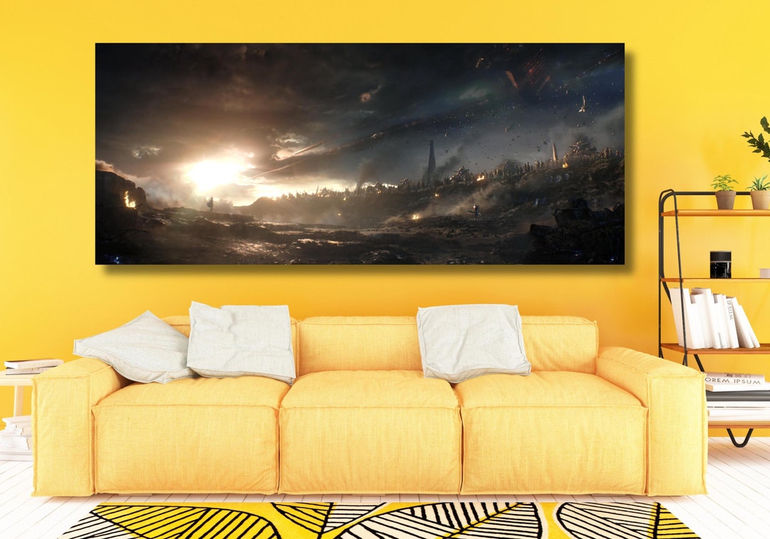 Avengers Battlefield Poster, Captain America Vs Thanos Avengers Poster ...