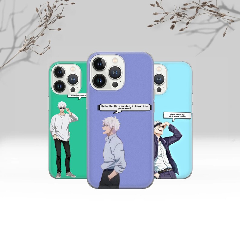 JUJUTSU KAISEN Gojo Satoru Suguru Geto Phone Case Fits iPhone 15 Pro ...