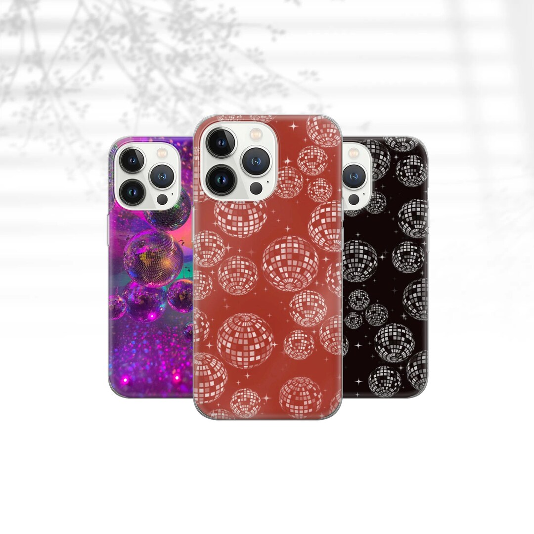 Disco Ball Phone Case Light Cover for iPhone 15 14 13 12, Samsung S23 ...