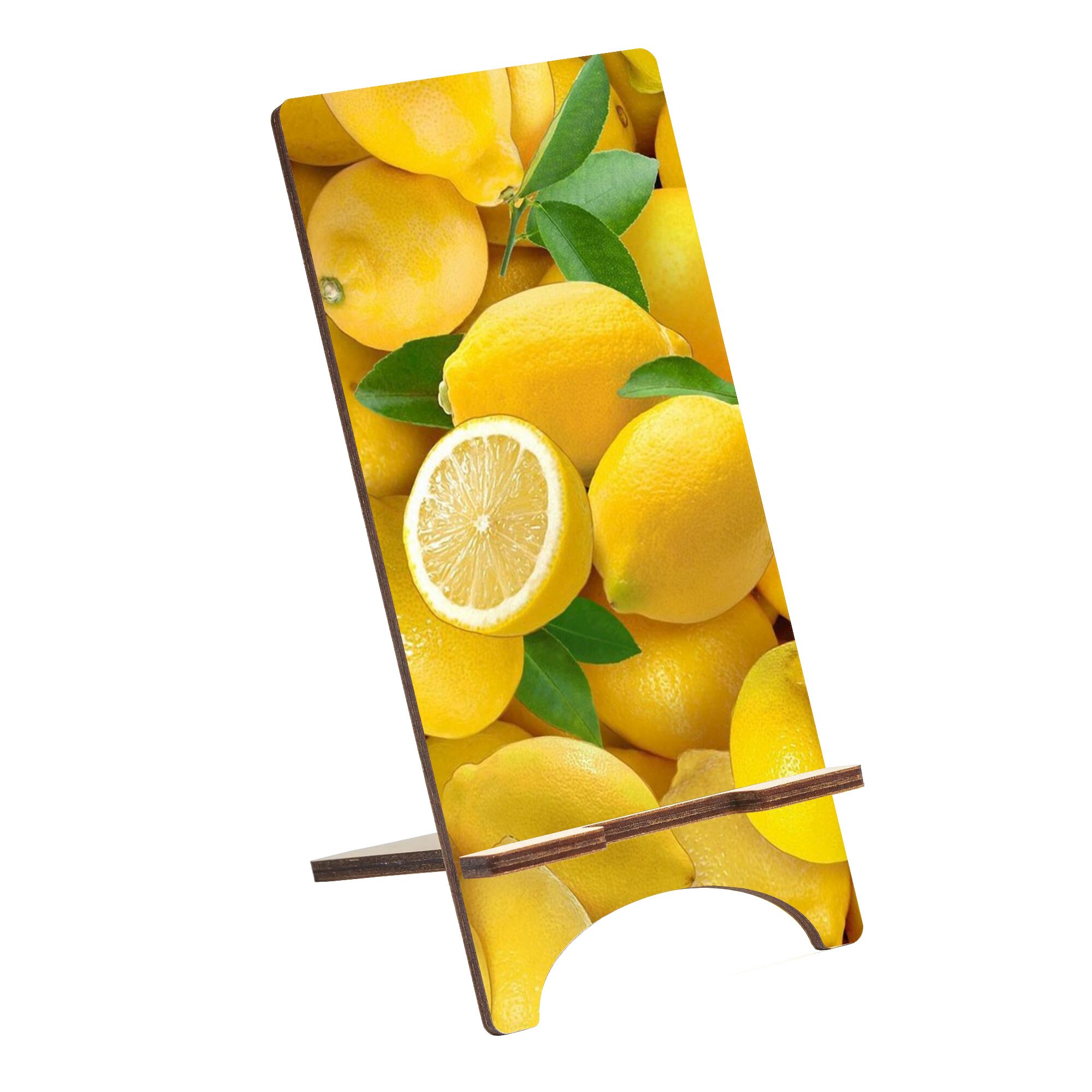 Lemon Wood Phone Stand Citrus Holder for iPhone 14 13 12 11 - Etsy