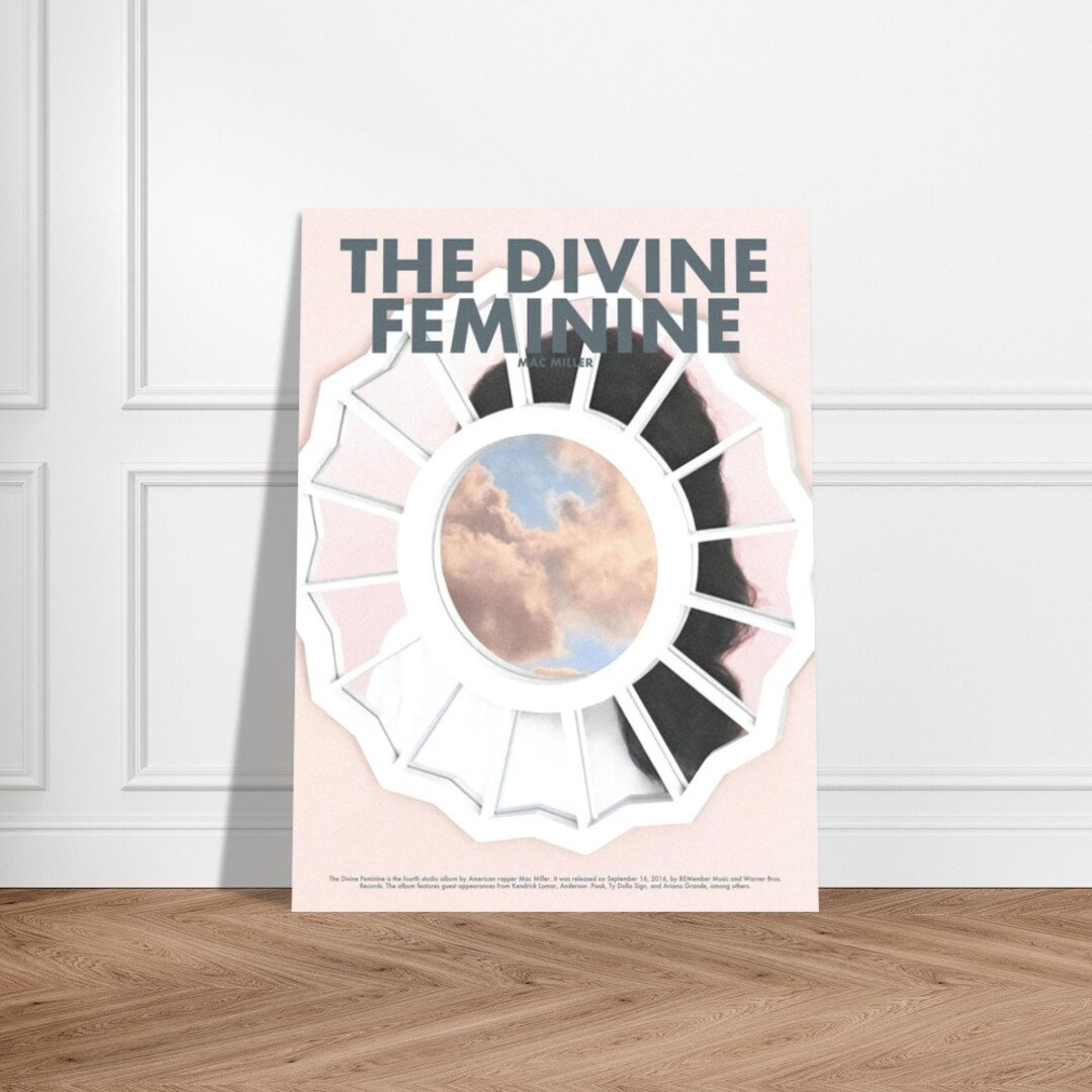 The Divine Feminine Mac Miller Wall Art Decor Music Rap - Etsy