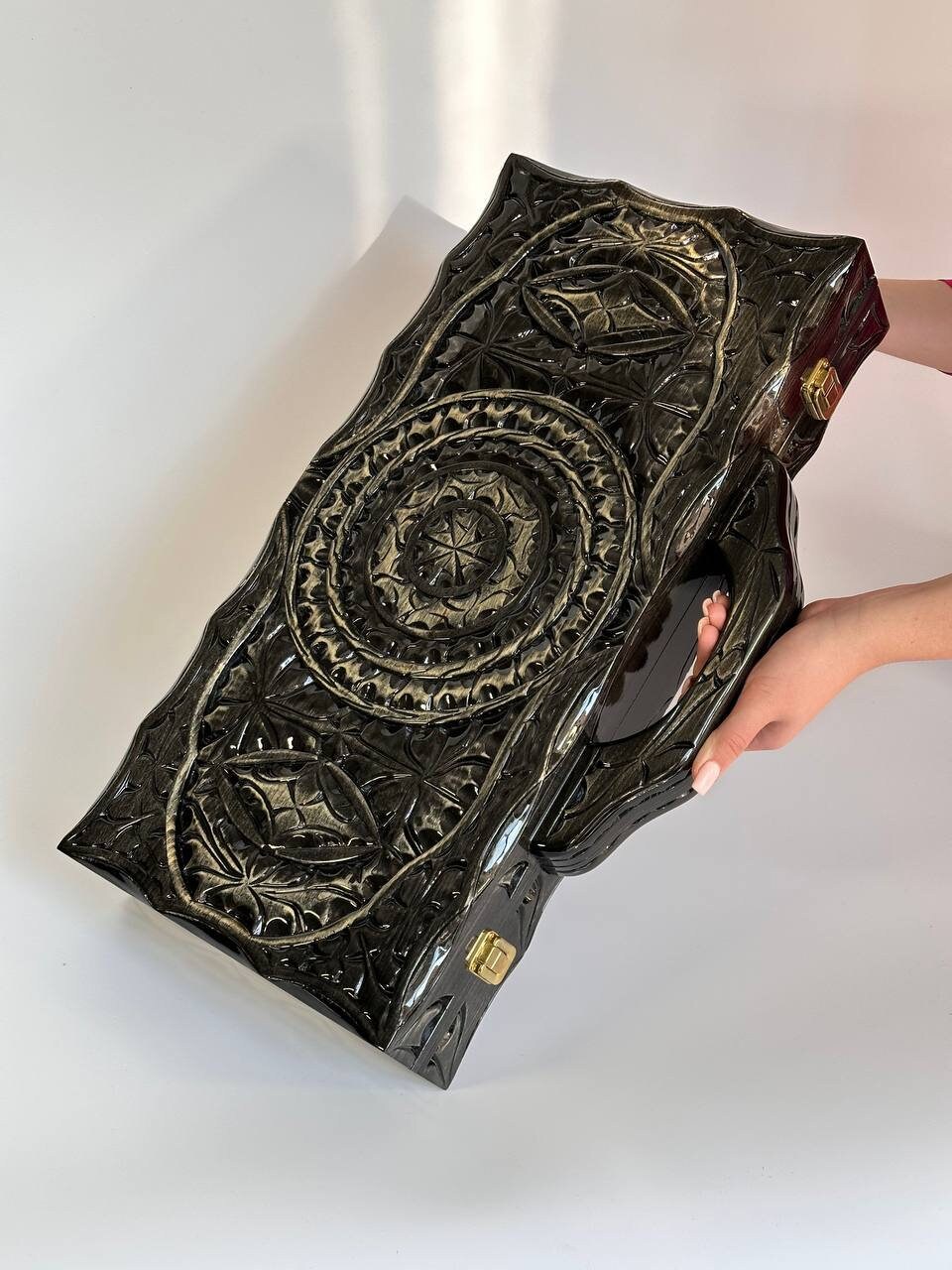 Completely Handmade Backgammon Set, Exclusive Technology Carving Under ...