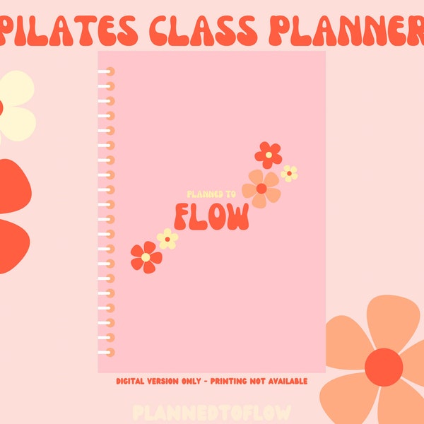 Pilates Class Planner Template - Etsy
