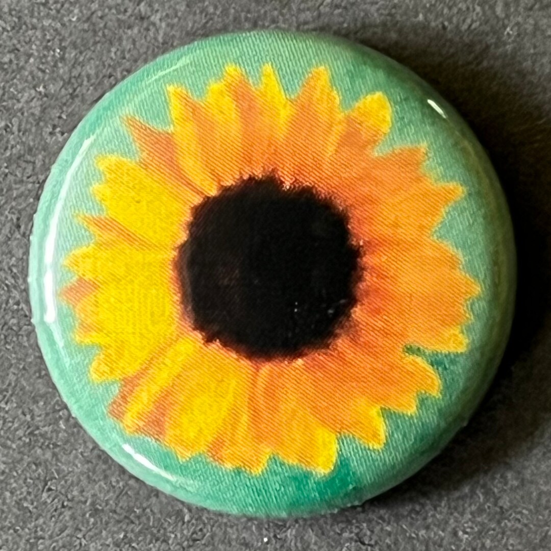 25mm Hidden Disability Sunflower Badge - Etsy UK