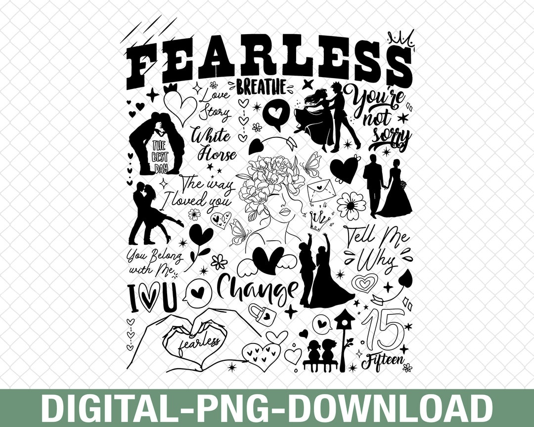 Taylor Swift Fearless Png, Taylor Swift Png, TS Swiftie Concert Png ...